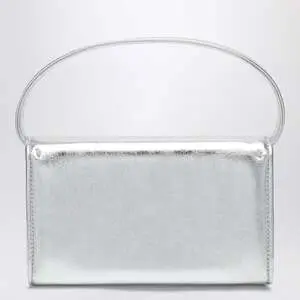 ROGER VIVIER Leather Micro Pilgrim Bag With Crystal Buckle