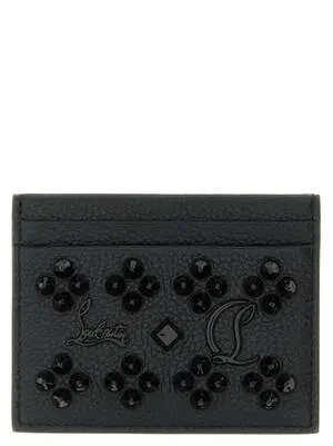 CHRISTIAN LOUBOUTIN Kios’ Card Holder - Black