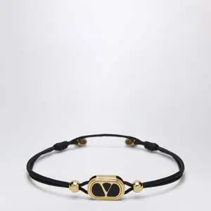 Valentino Garavani Gold Tone Bracelets For Men