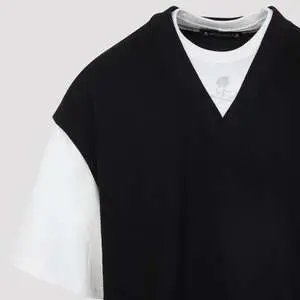 MASTERMIND WORLD Layered Short Sleeves Vest Tee