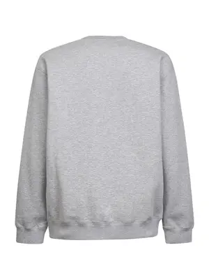 Gucci Melange Grey Cotton Printed Sweatshirt - Multicolor
