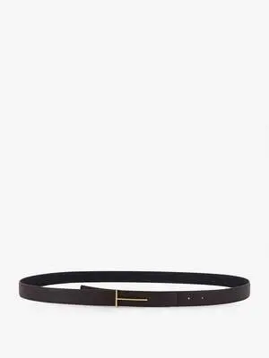 TOM FORD Hammered Leather Belt - Multicolor