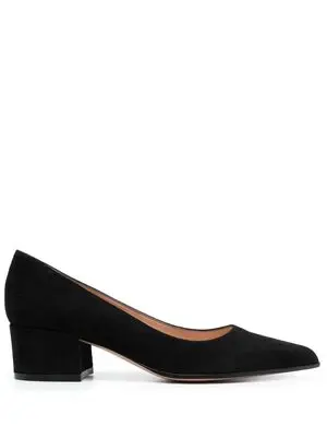 GIANVITO ROSSI Piper Suede Leather Pumps - Multicolor