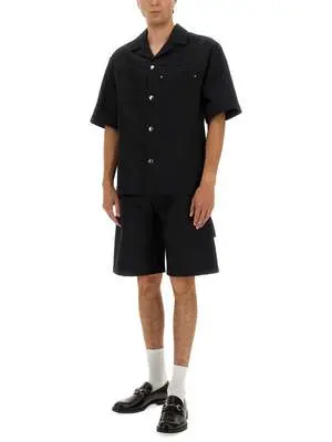 Gucci Gg Jacquard Shirt - Black