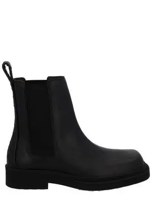 Bottega Veneta Leather Chelsea Boots - Black