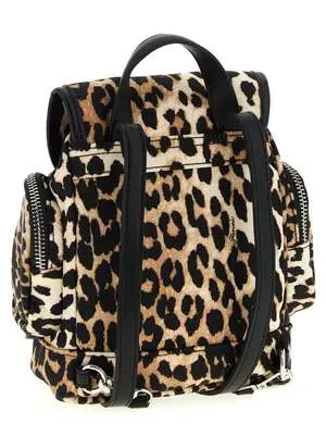 GANNI Animalier 'bucky' Backpack - Brown