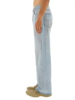 Balenciaga Deconstructed Jeans - Blue