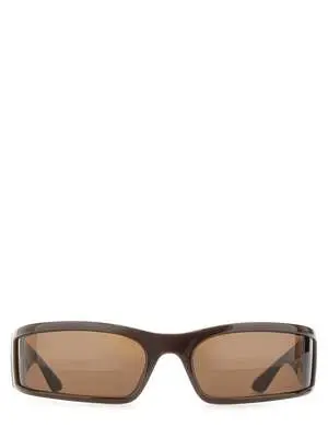 Balenciaga Sunset Rectangle Sunglasses - Brown