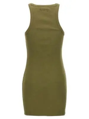 Vetements Ribbed Cotton Racing Tank Dress
