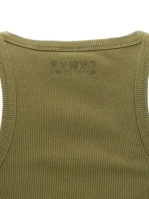 Vetements Ribbed Cotton Racing Tank Dress