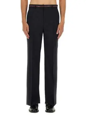 Gucci Wool Tailored Trousers - Blue