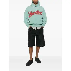 Fear Of God Distressed Logo Hoodie - Multicolor
