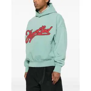 Fear Of God Distressed Logo Hoodie - Multicolor