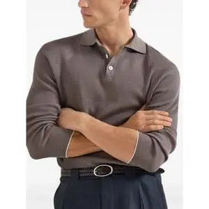 Brunello Cucinelli Polo Shirts - Brown