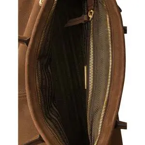 Prada Re-nylon And Calfskin Tote Bag