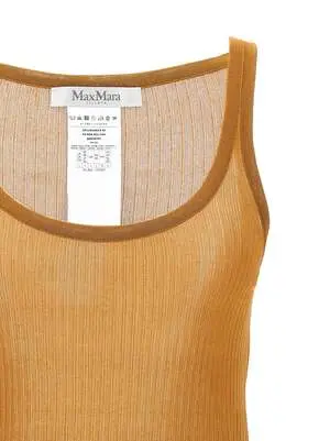 Max Mara Bastia Silk Tank Top - Cream