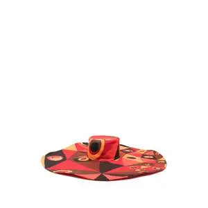 Emilio Pucci Geometric Pattern Bucket Hat - Orange