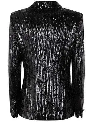 Tagliatore Sequined Double-breasted Blazer