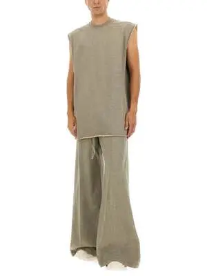 Rick Owens Geth Belas Wide Leg Pants - Gray