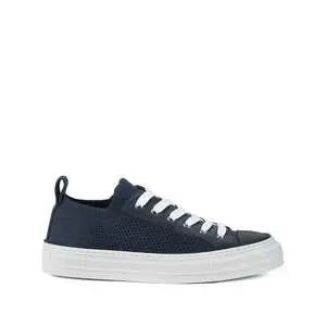 Brunello Cucinelli Cotton Knit And Suede Trainers