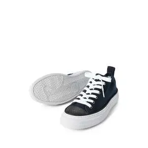 Brunello Cucinelli Cotton Knit And Suede Trainers