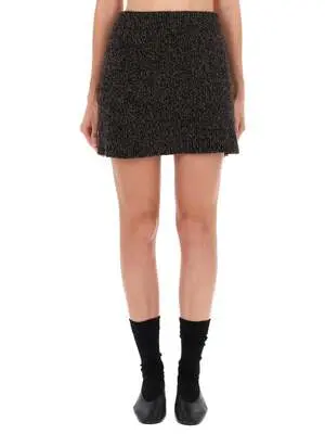 Our Legacy Sculpt" Skirt In Superfine Wool - Multicolor