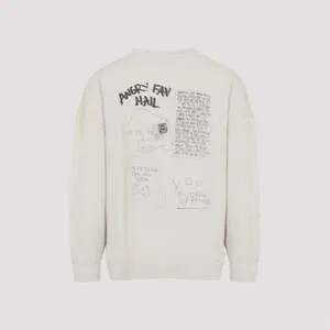 Our Legacy Slack" Oversized Sweatshirt With Graphic Prints
