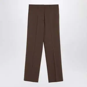 Miu Miu Miu Miu Wool Trousers Brown