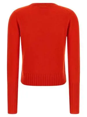 Guest In Residence Shrunken Crew Cashmere Sweater - Red