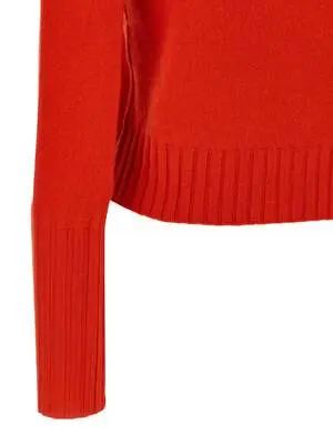 Guest In Residence Shrunken Crew Cashmere Sweater - Red