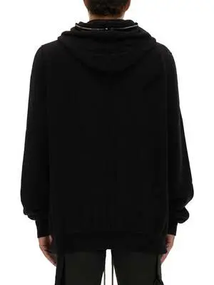 Rick Owens Jumbo Gimp Hoodie - Black