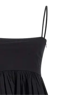 GANNI Mini Frill Dress - Black