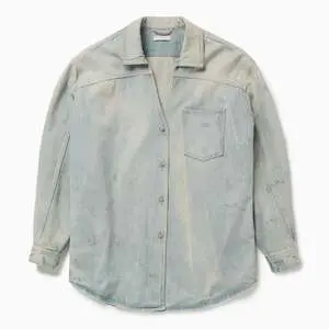 1989 STUDIO Light Denim Overshirt - Blue