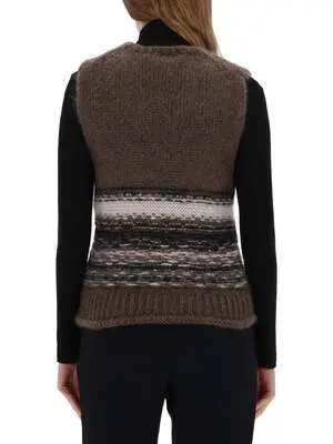 Our Legacy Mohair Wool Vest - Multicolor
