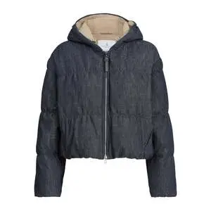 Brunello Cucinelli Padded Down Jacket - Blue