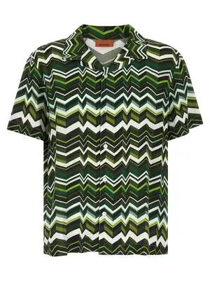 Missoni Irregular Zigzag Shirt - Green