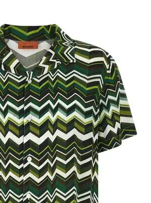 Missoni Irregular Zigzag Shirt - Green