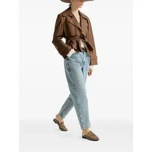 Brunello Cucinelli Light Wash Tapered Denim Jeans - Blue