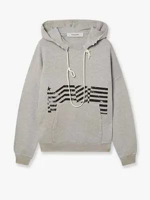GOLDEN GOOSE Grey Cotton Sweatshirt