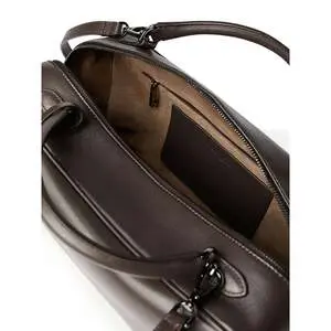 Brunello Cucinelli Leather Tote Bag - Brown