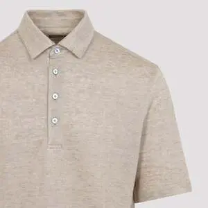 Zegna Oasi Linen Polo - Multicolor