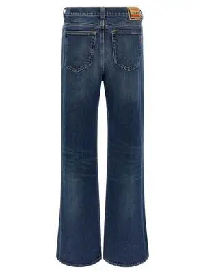 DIESEL® 1978 D-akemi Stonewashed Wide Flare Jeans - Blue