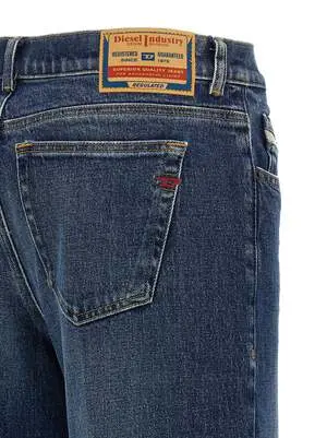 DIESEL® 1978 D-akemi Stonewashed Wide Flare Jeans - Blue
