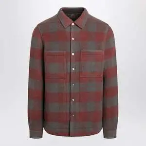 Rick Owens Plaid Wool Shirt-jacket - Multicolor