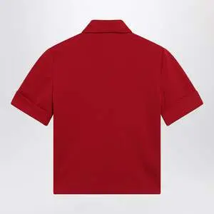 Miu Miu Technical Jersey Polo Shirt - Red