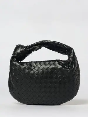 Bottega Veneta Woven Leather Handbag - Black