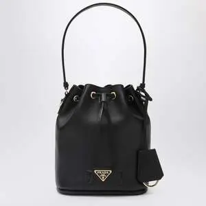 Prada Re-edition 1978 Leather Bucket Bag - Black