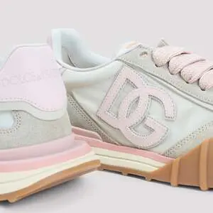 Dolce & Gabbana Low-top Sneakers With Dg Detail - Multicolor