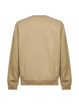 Jacquemus The Gros Grain Sweatshirt In Dark Beige Organic Cotton - Multicolor
