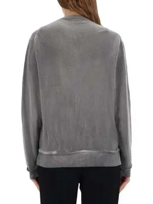 Our Legacy Dual Cardigan In Grey Spray Dye